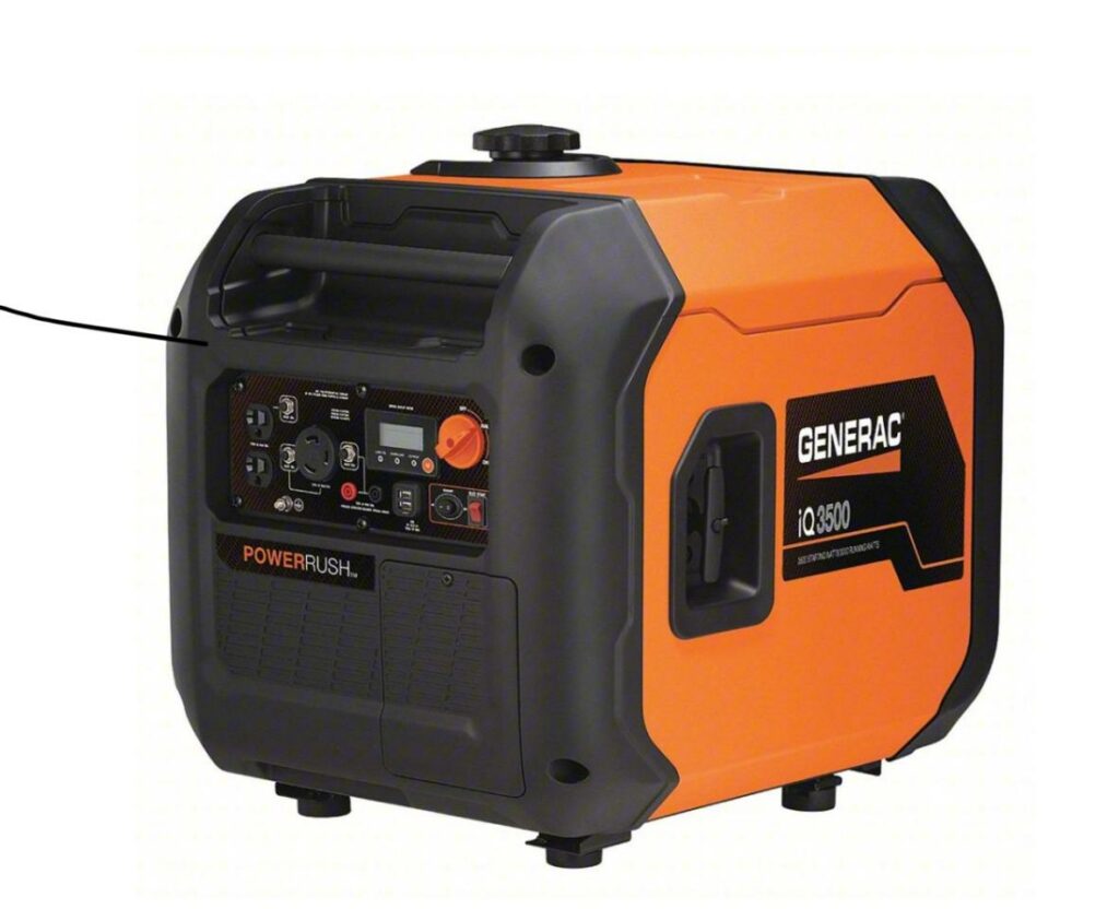 GENERAC Portable Generator: Inverter, Gasoline, 3,000 W Running, 3,500 ...